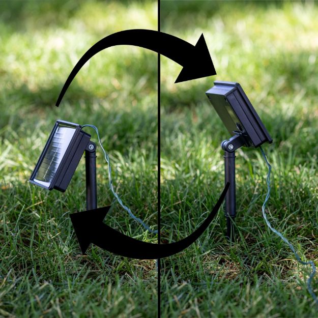 Blue Solar Christmas lights with 50 Bulbs - Novelty Lights IncNovelty ...