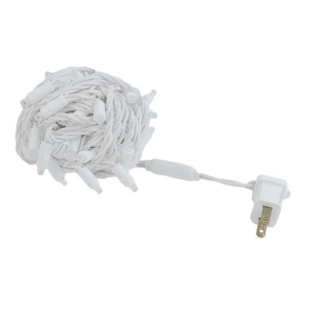 *NEW* True Twinkle LED Christmas Lights 50 LED Pure White 25' Long ...