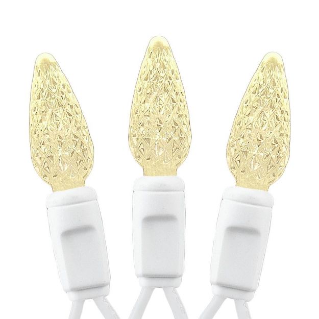 True Twinkle Commercial C6 LED 70 Light Warm White Strawberry Mini ...