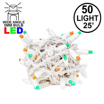 White Wire Commercial Grade Mini Christmas Light SetsNovelty Lights ...