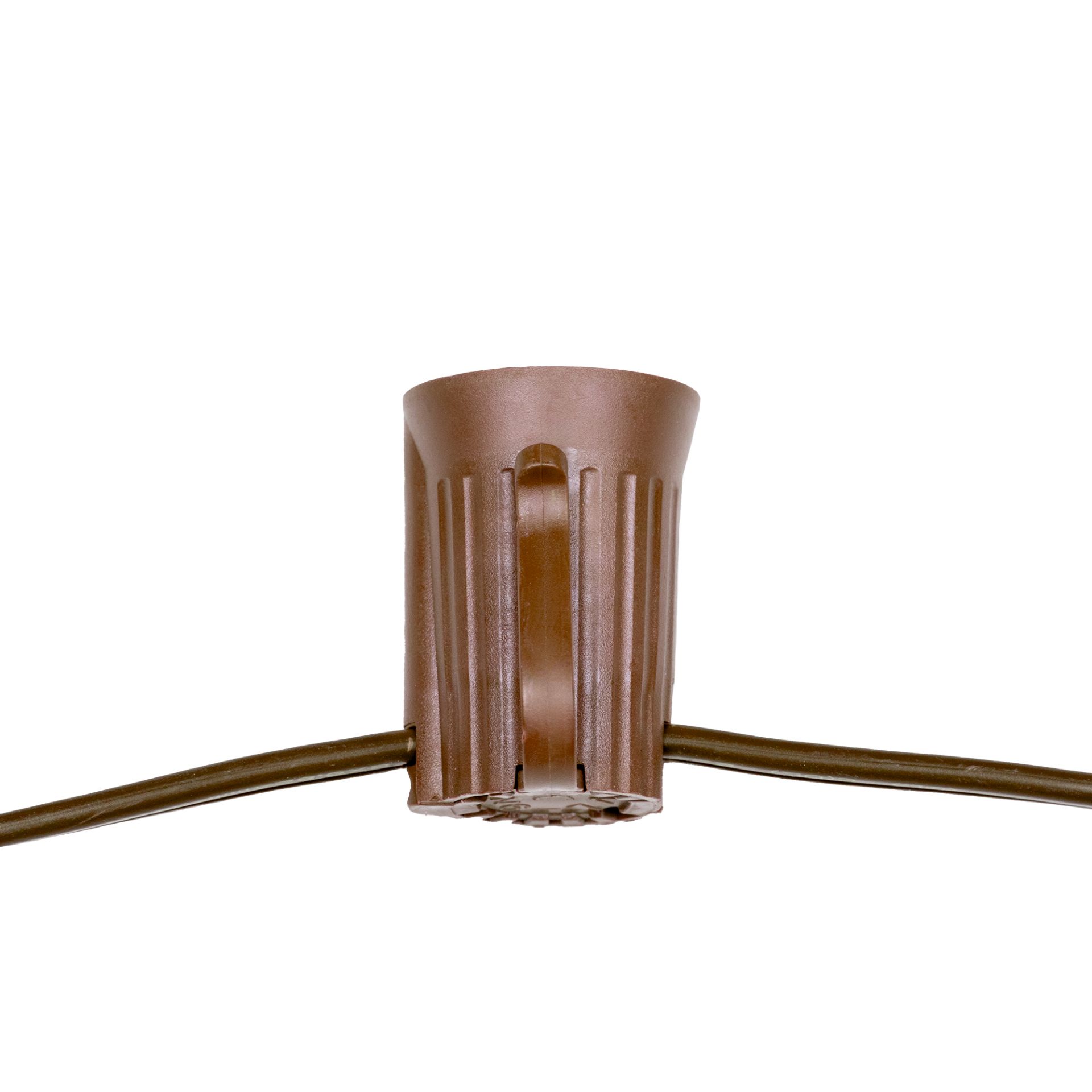 C9 250 Foot Brown wire Bulk Spool with 12" Spacing - Novelty Lights ...