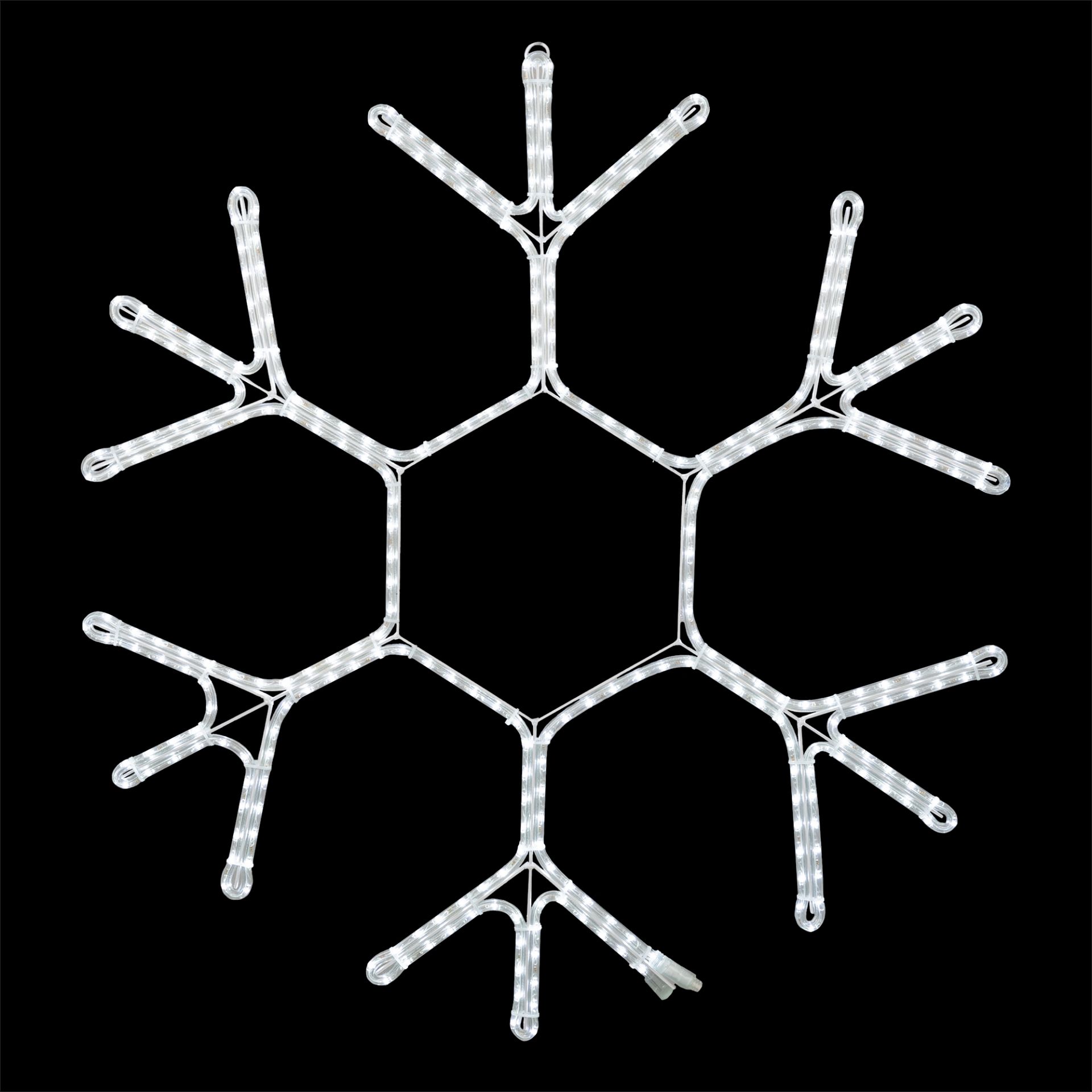 36" LED Rope Light Snowflake Cool White - Novelty Lights IncNovelty ...