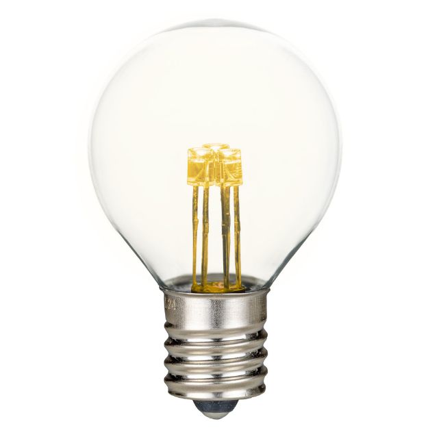 Warm White LED G30 Glass Globe Light Bulbs - Novelty Lights Novelty ...