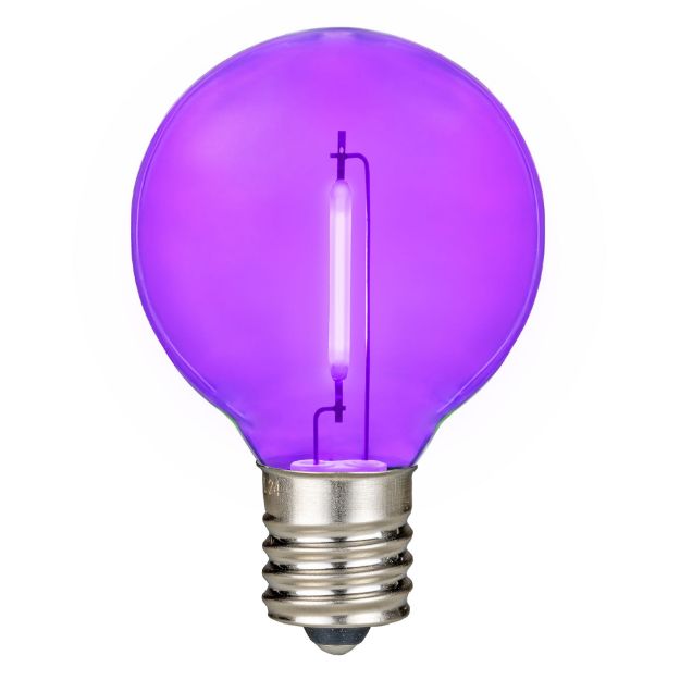 purple LED G40 plastic Globe Light Bulbs - Novelty Lights Novelty ...