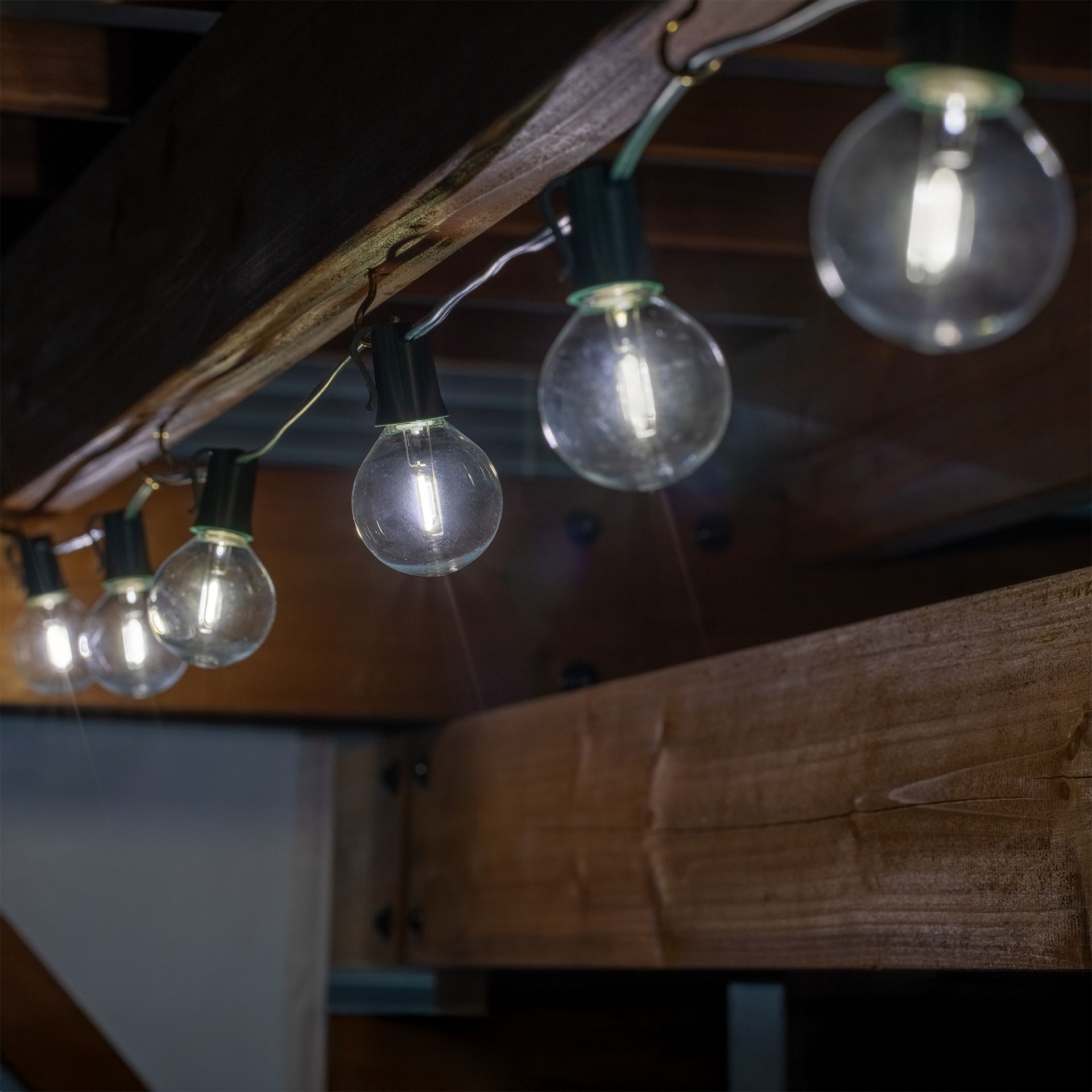 Pure White LED G40 plastic Globe Light Bulbs - Novelty Lights Novelty ...