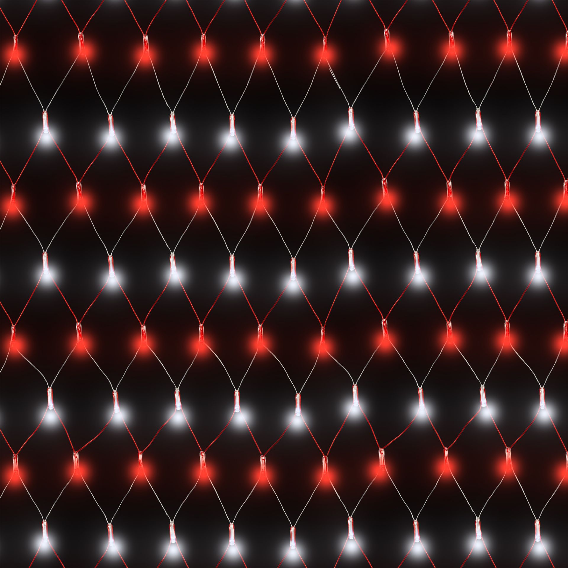 USA Flag LED Net Lights 84"x 42" Transparent Wire - Novelty Lights ...