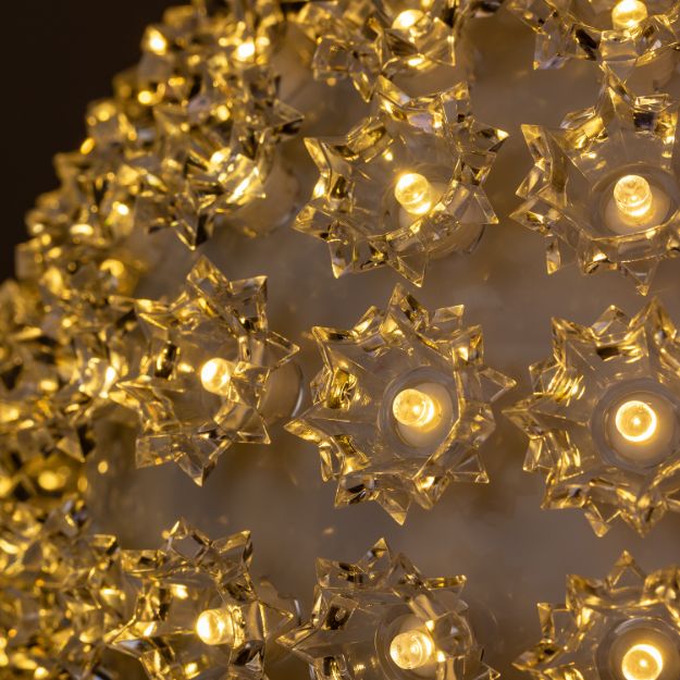 10" Warm White LED Starlight Sphere | 150-Light Coaxial Sphere ...
