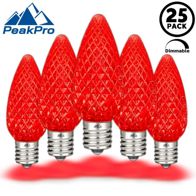 LED Red C9 Replacement Christmas Lights 25 PackNovelty Lights | LED ...