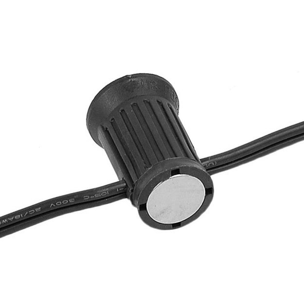 C9 Magnetic String 25 Sockets on Black Wire - Novelty LightsNovelty ...