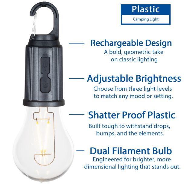 Rechargeable Globe Camp Light - Novelty Lights IncNovelty Lights | LED ...