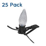 25 Pack of All-In-One Clips for C9 and C7 BulbsNovelty Lights | LED ...
