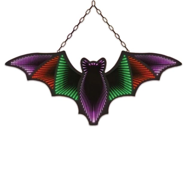 3D LED Bat Infinity MirrorNovelty Lights | LED Christmas Lights | Patio ...