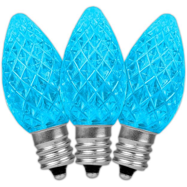 NL Select Teal C7 LED Replacement Bulbs 25 PackNovelty Lights | LED ...