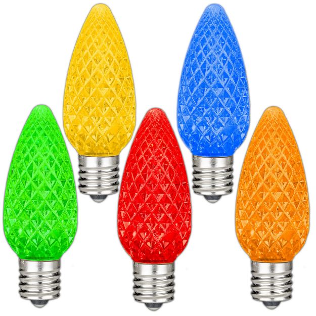 NL Select LED Multi Color C9 Replacement Christmas Lights 25 ...