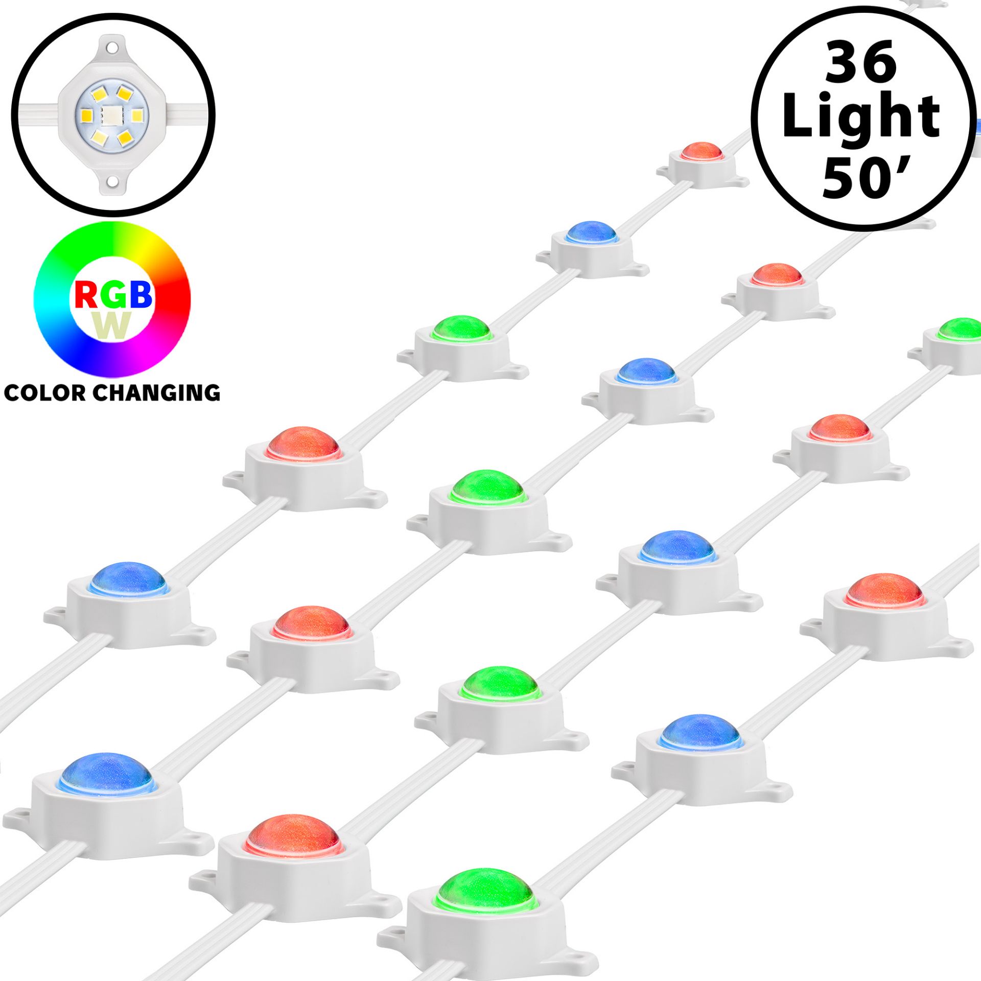 50-ft App-Controlled RGBTW Permanent Outdoor Eve Lights | Novelty ...