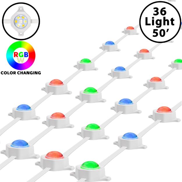 50-ft App-Controlled RGBTW Permanent Outdoor Eve Lights | Novelty ...