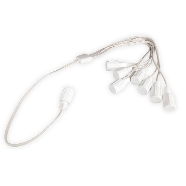 Coaxial 8 Way Connector For Coaxial Mini lights White - Novelty ...