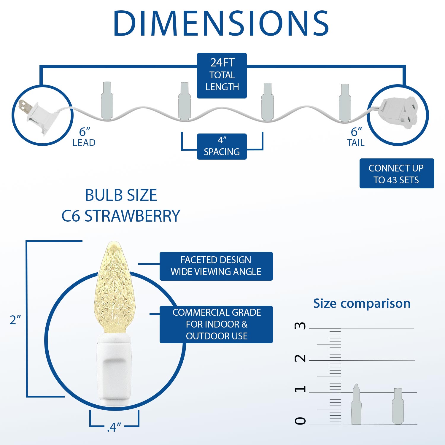 Commercial C6 LED 70 Light Red and Yellow Strawberry Mini LightsNovelty ...