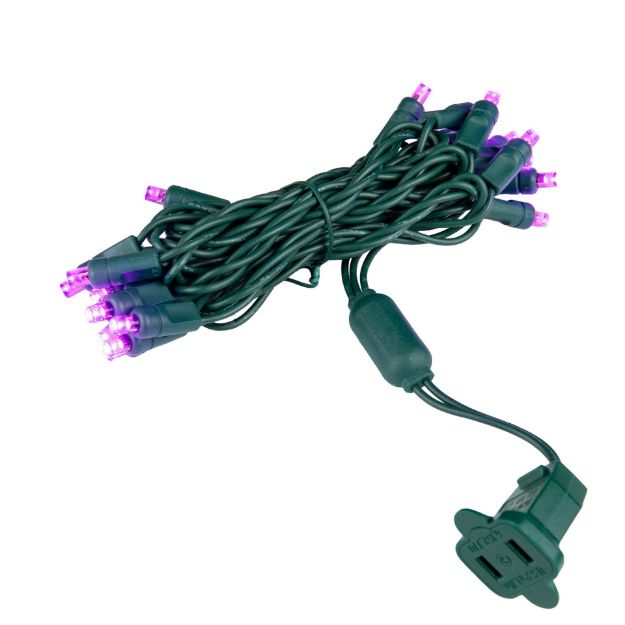 20 Light Purple LED Christmas Light Set - Novelty Lights IncNovelty ...