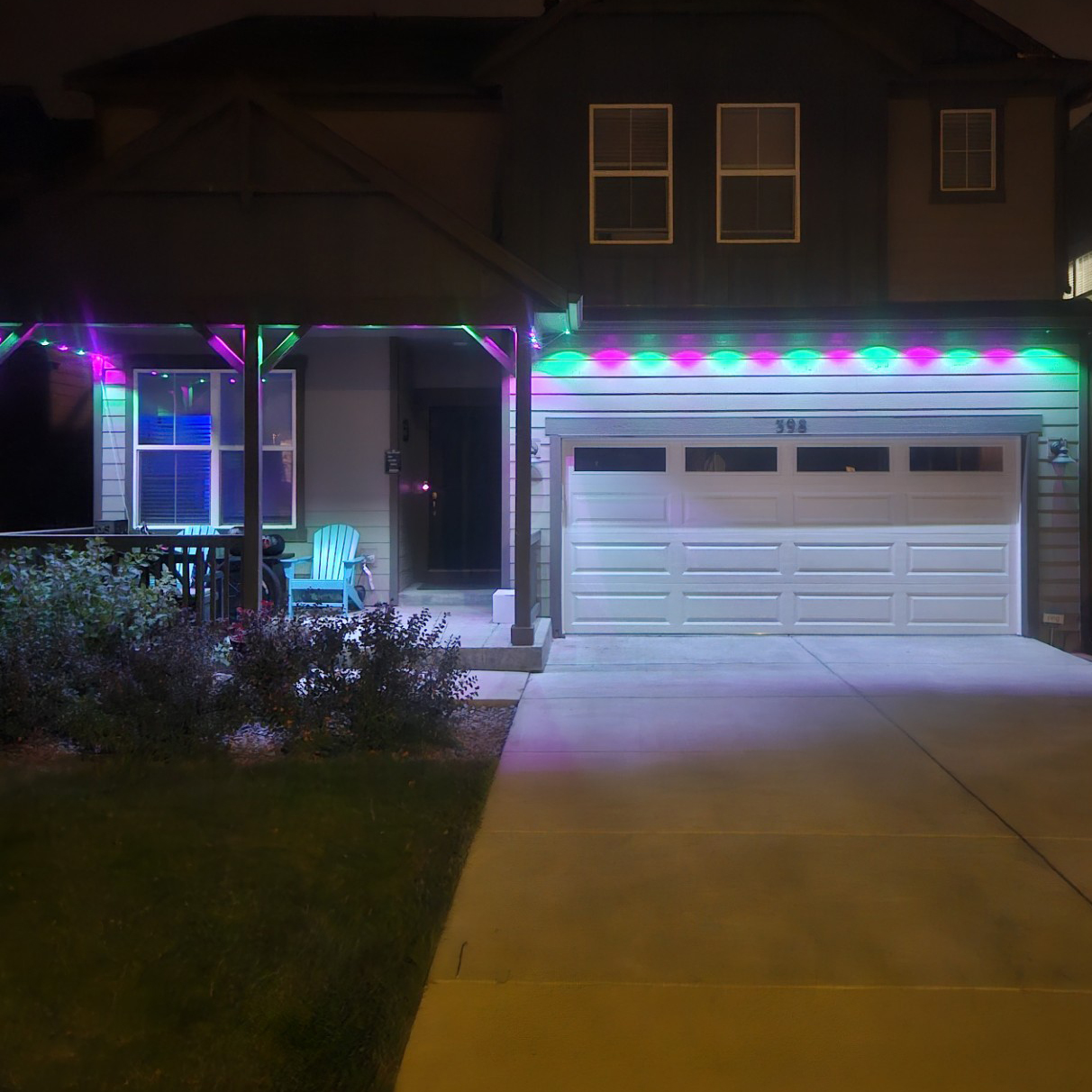 50-ft App-Controlled RGBTW Permanent Outdoor Eve Lights | Novelty ...