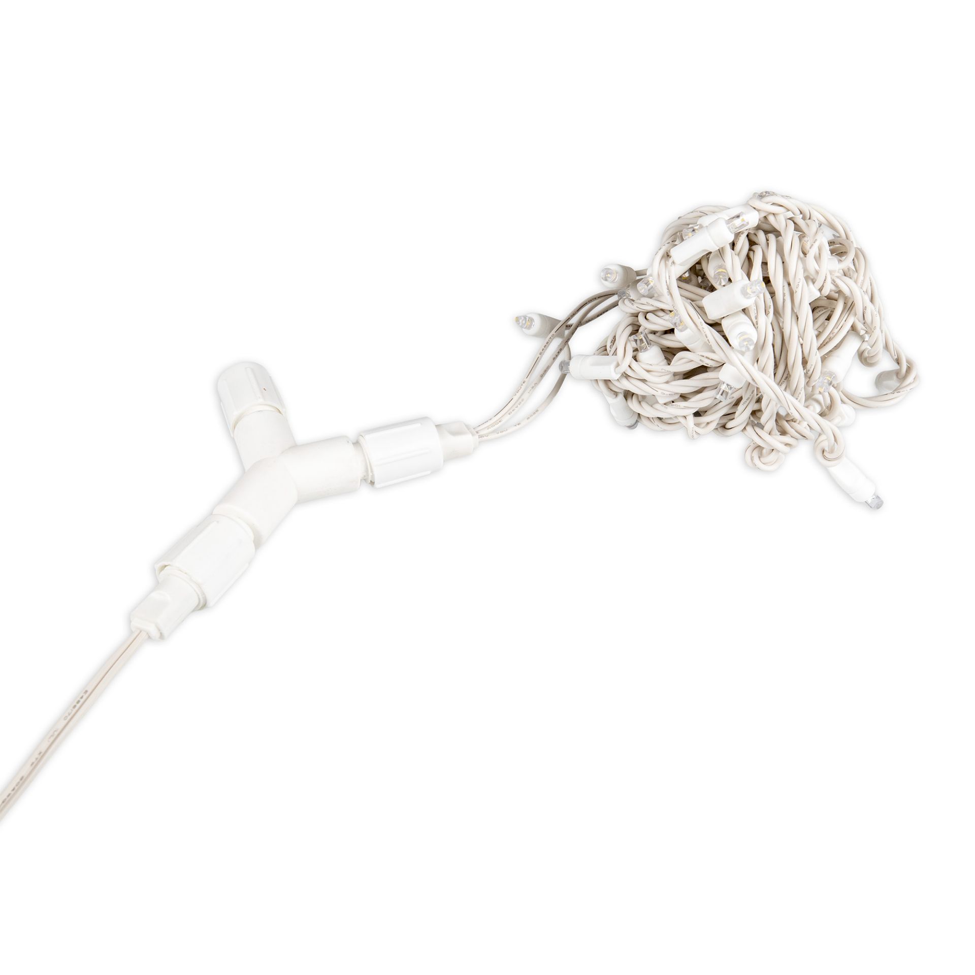 Coaxial Y Connector For Coaxial Mini lights, white - Novelty ...