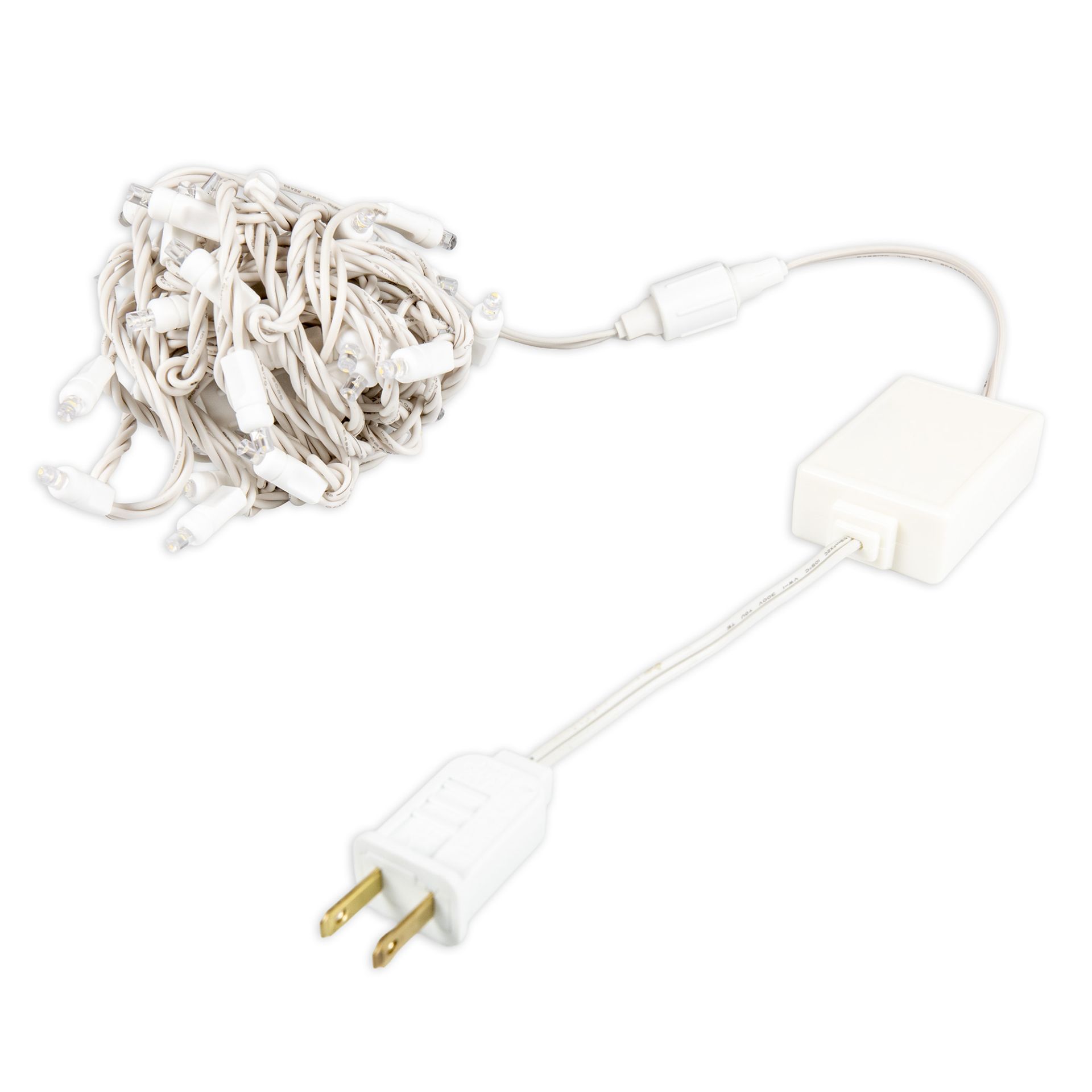 Power Connector For Coaxial Mini lights White - Novelty LightsNovelty ...