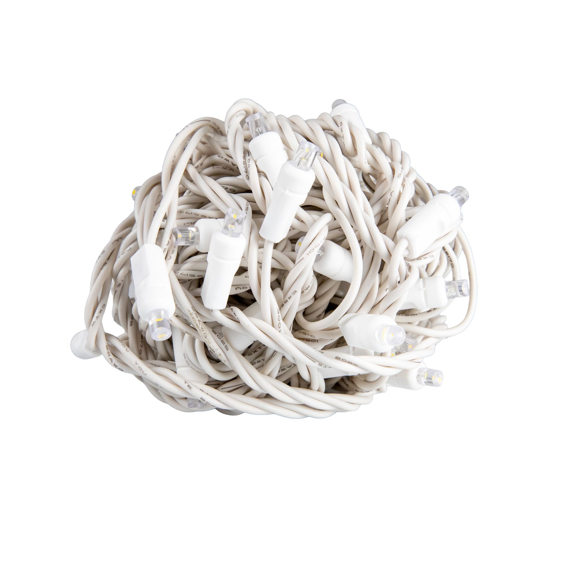 Wide Angle Old Color Warm White (19WW) 50 Bulb LED Christmas Lights ...