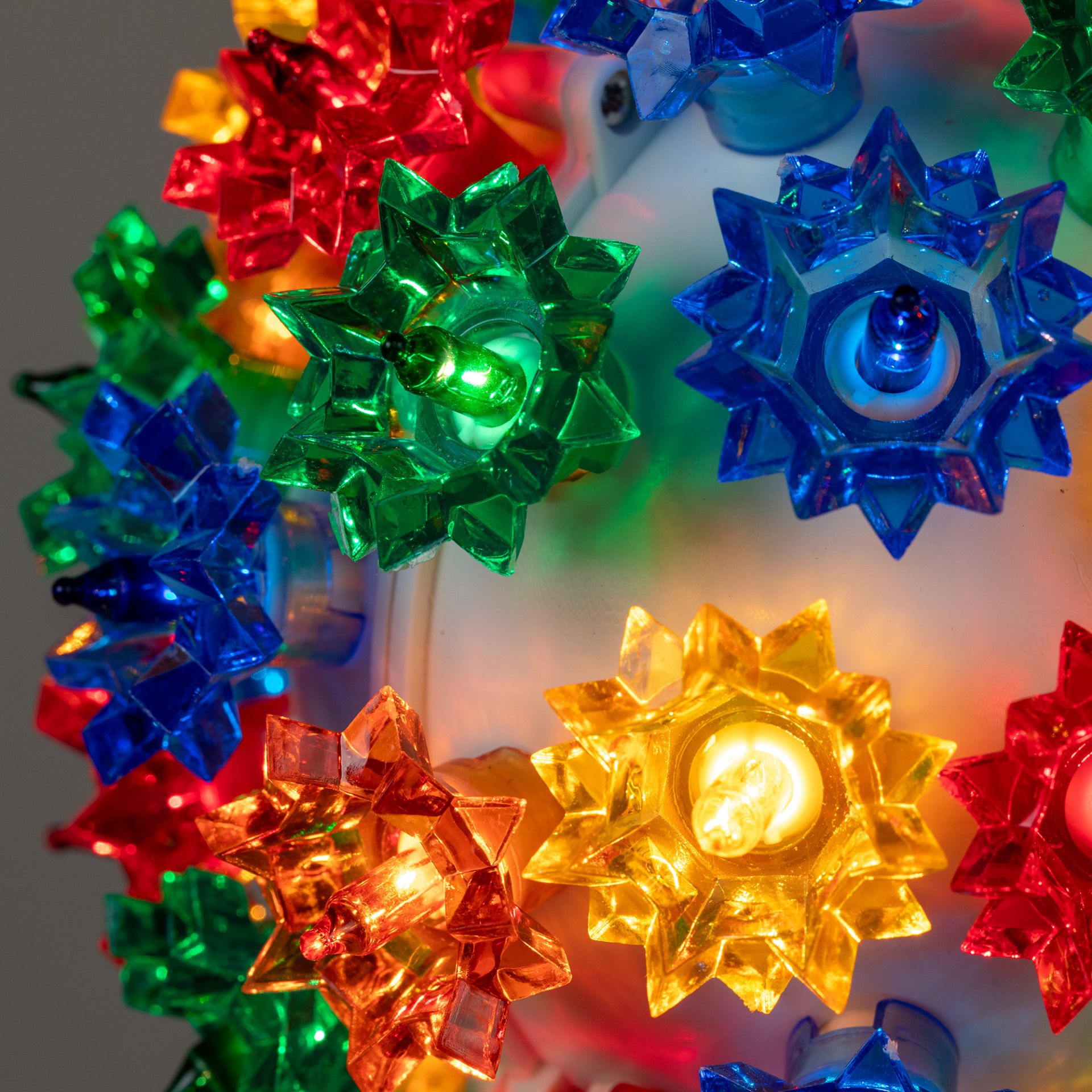 Multi 6" Starlight Sphere 50 Light Mini Christmas Light BallNovelty ...