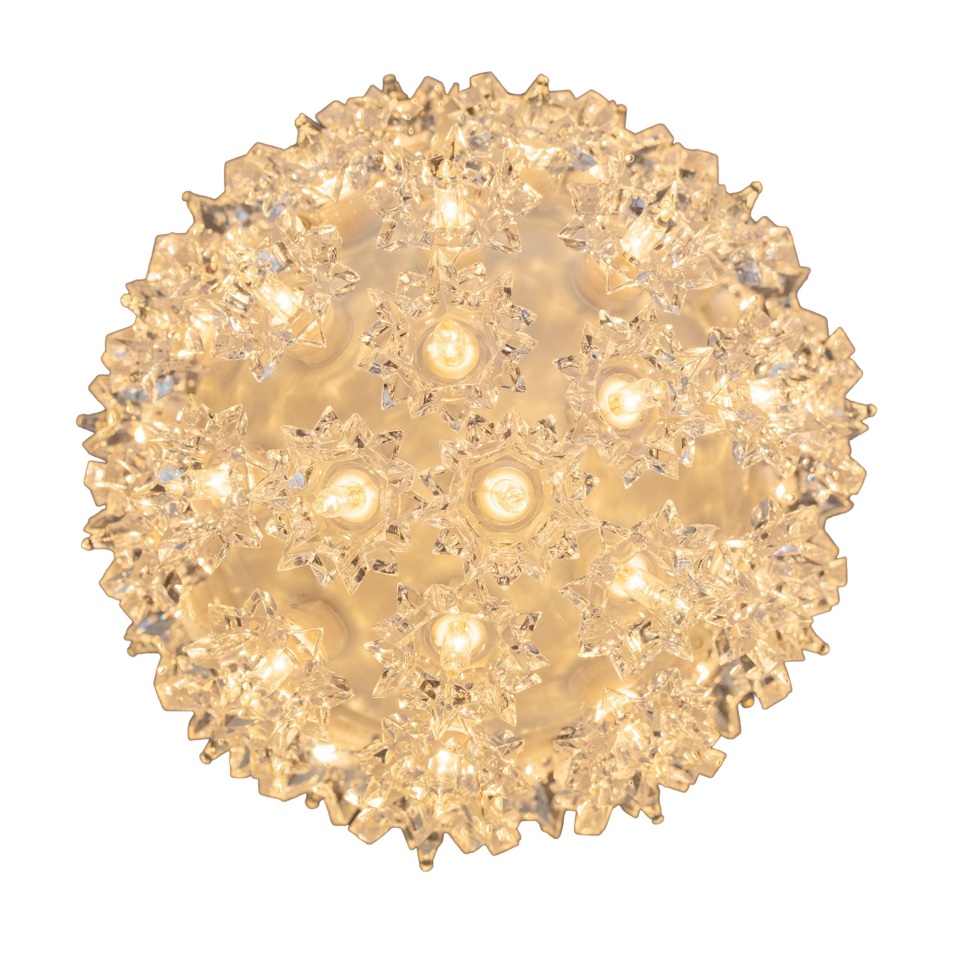 Clear 6" Starlight Sphere 50 Light Mini Christmas Light BallNovelty ...