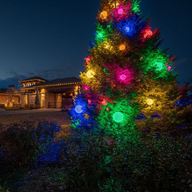 Clear 10" Starlight Sphere 150 Light Christmas BallNovelty Lights | LED ...